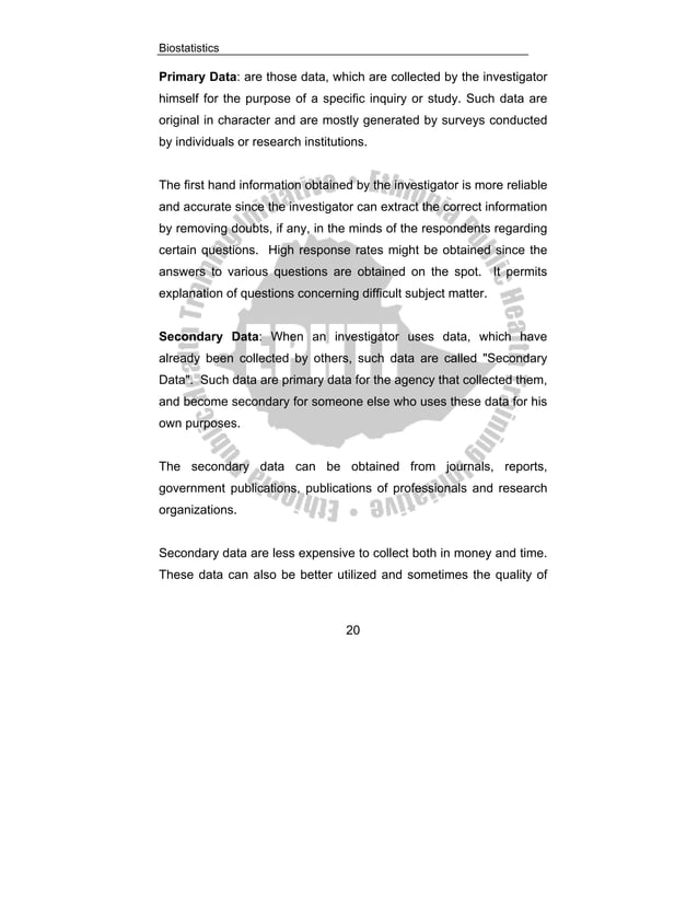 Biostat training material | PDF