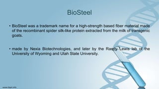 Biosteel[152] | PPTX