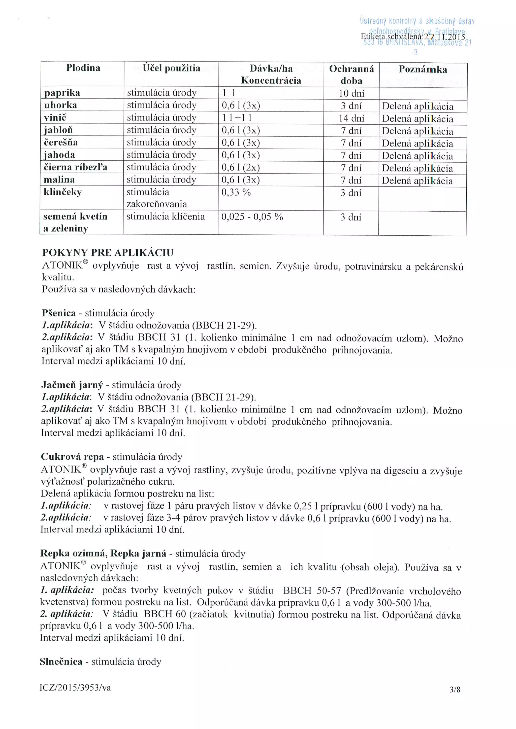 Biostimulant atonik label | PDF