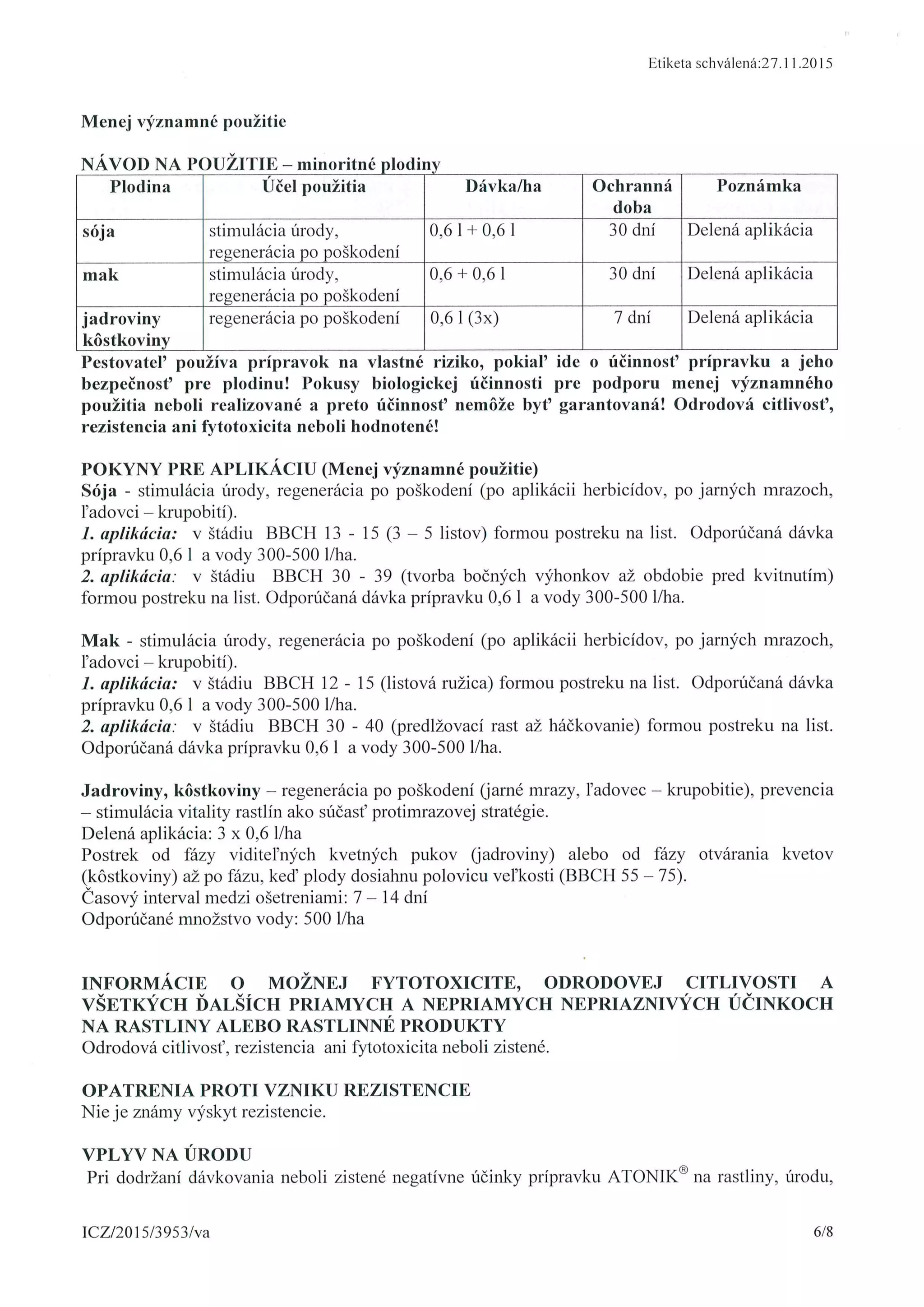 Biostimulant atonik label | PDF