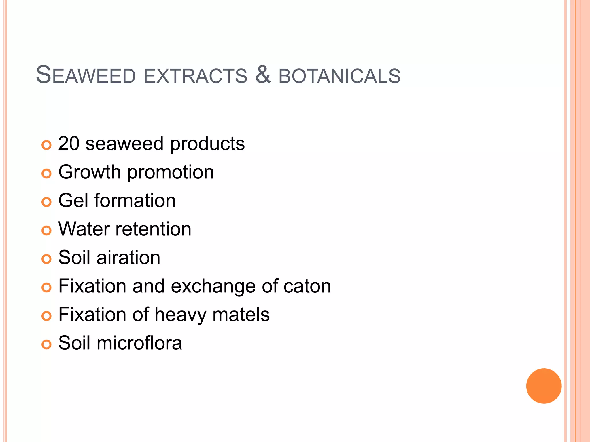 Biostimulants | PPTX | Agriculture | Industries