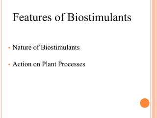 Biostimulants | PPT
