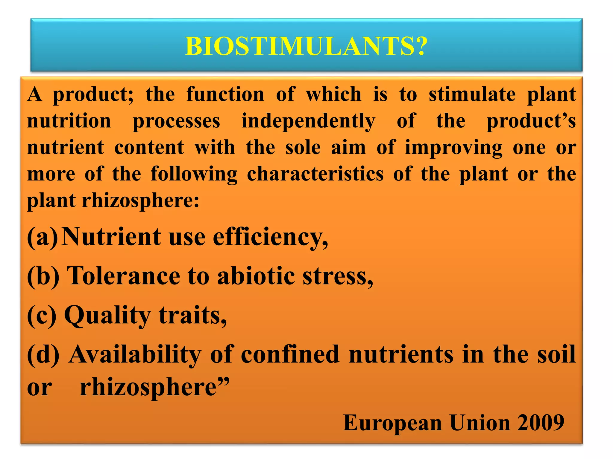 biostimulants and their role in soil health.pptx