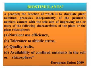biostimulants and their role in soil health.pptx