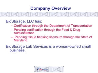 Bio Storage | PPT
