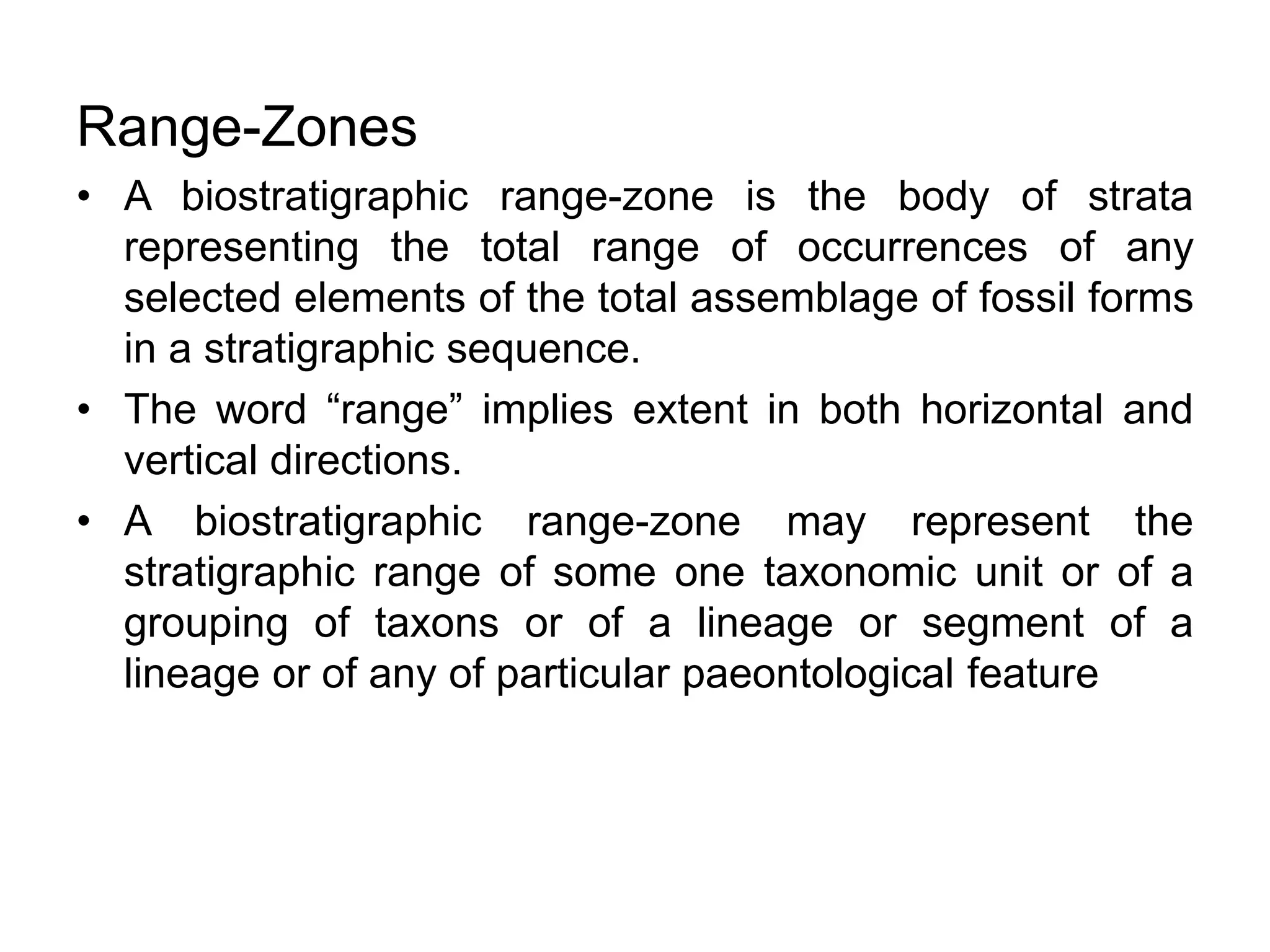 Biostratigraphic units Geology By Misson Choudhury | PPT