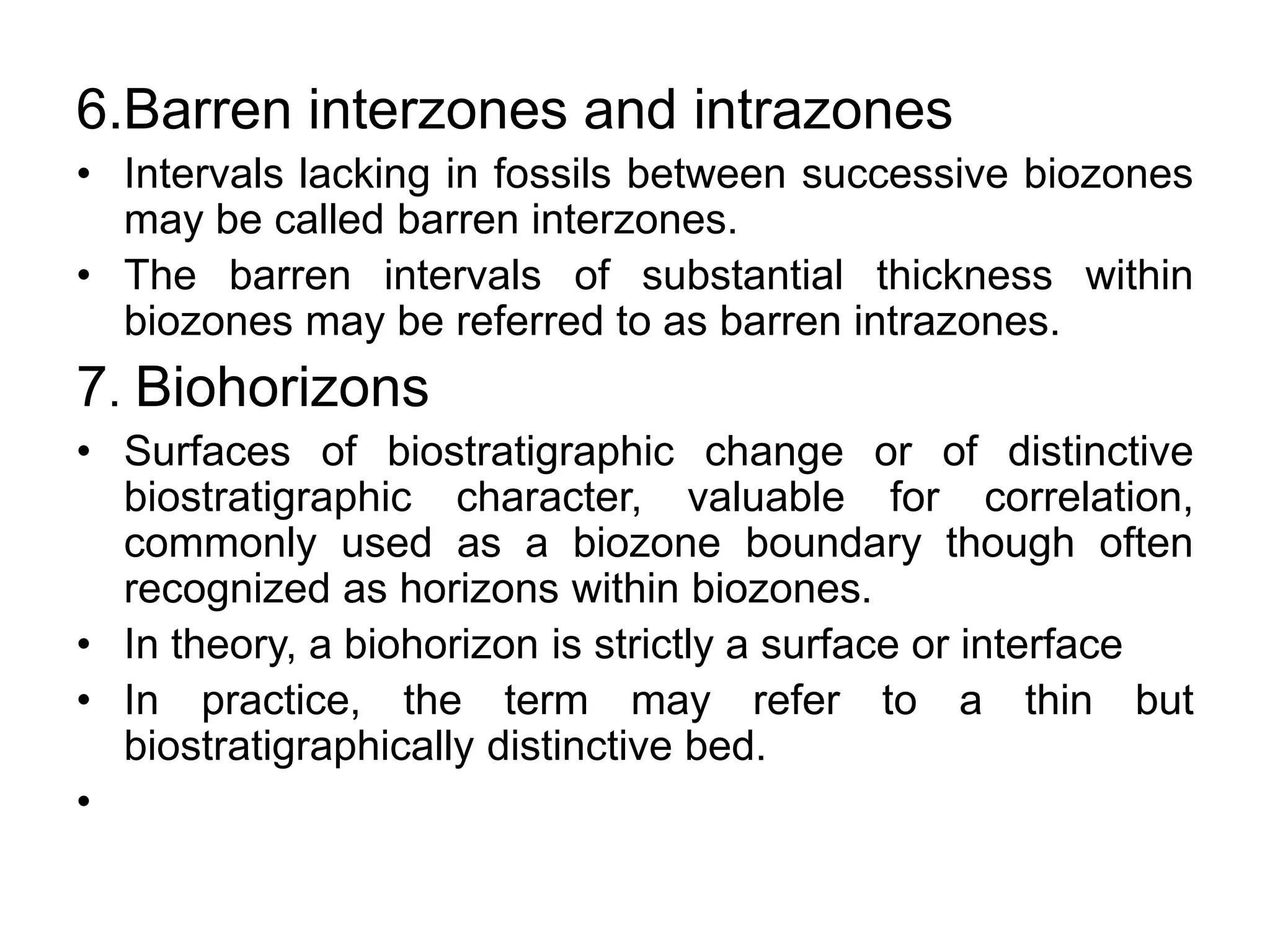 Biostratigraphic units Geology By Misson Choudhury | PPT