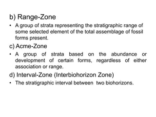 Biostratigraphic units Geology By Misson Choudhury | PPT