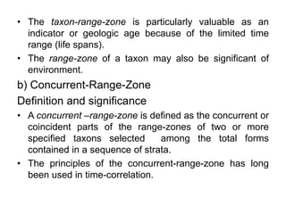 Biostratigraphic units Geology By Misson Choudhury | PPT
