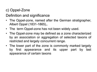Biostratigraphic units Geology By Misson Choudhury | PPT