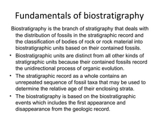 Biostratigraphy - Geologist | PPT