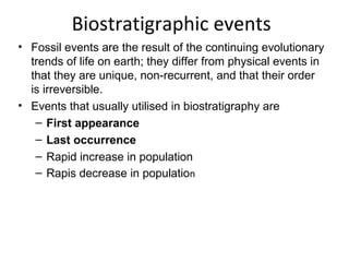 Biostratigraphy - Geologist | PPT