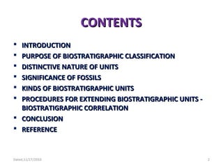 Biostratigraphy | PPT