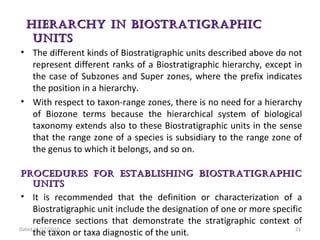 Biostratigraphy | PPT