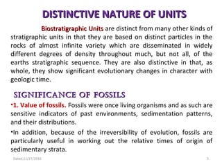 Biostratigraphy | PPT