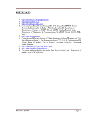 Bio-substitution | PDF