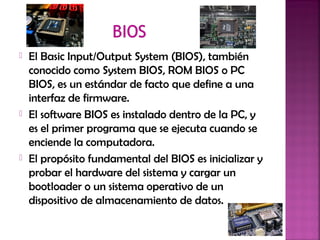 4.- Bios, UEFI y legacy | PPT