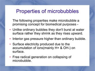 Biosurfactants and their application in microbubble preparation | PDF