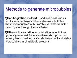 Biosurfactants and their application in microbubble preparation | PDF