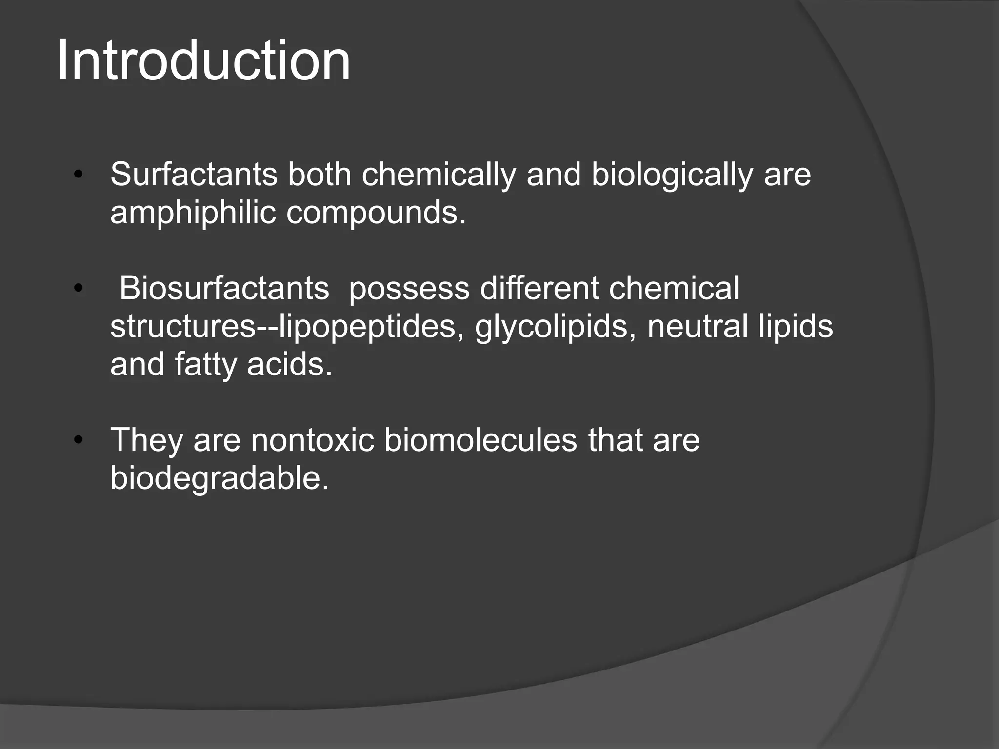 Biosurfactant | PPTX