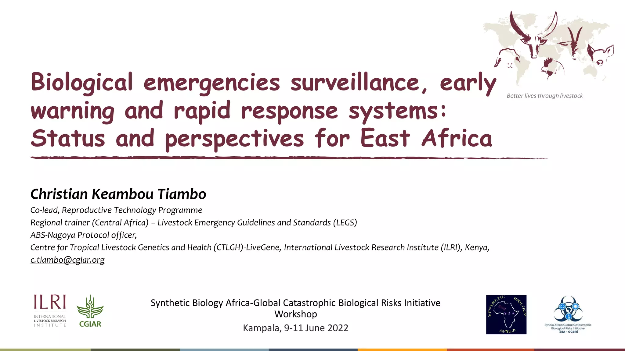 Biological emergencies surveillance, early warning and rapid response ...
