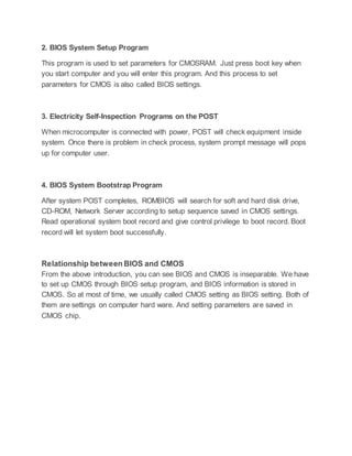 Bios vs cmos | DOCX