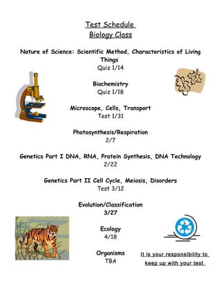 Bio syllabus2013forblog | DOC | Educational Assessment | Education