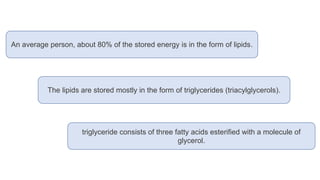 Biosynthesis of neutral lipid | PPTX