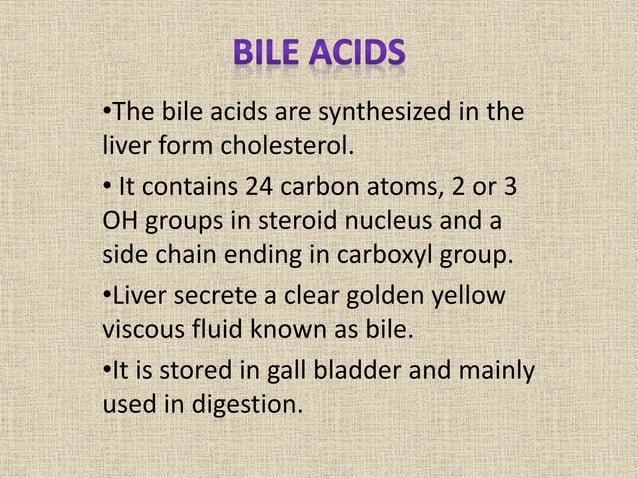 Biosynthesis of Bile Acid | PPTX | Digestive Disorders | Diseases and ...