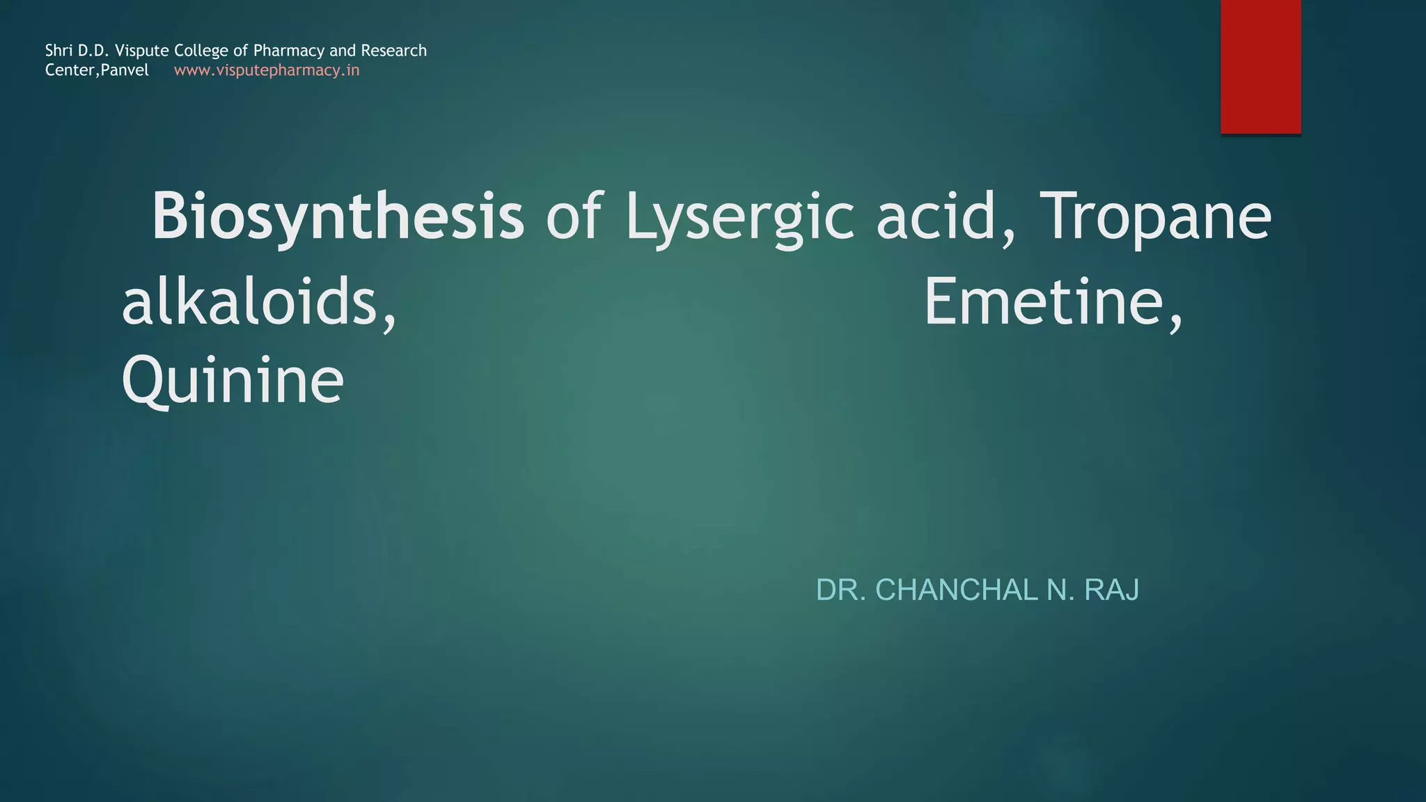 Biosynthesis | PPTX