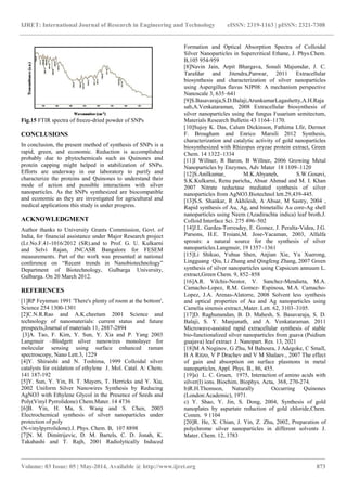 Biosynthesis and characterization of silver nanoparticles using ficus benghalensis leaf extract ...