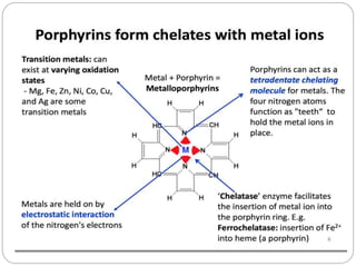 Biosynthesis and degradation of porphyrin and heme | PPTX