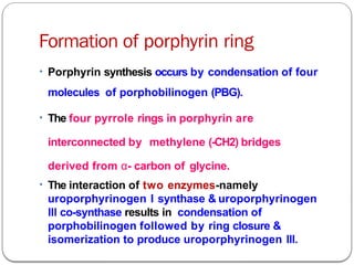 Biosynthesis and Degradation of Porphyrin and Heme.pptx