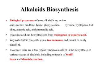 lecture note Biosynthesis of Alkaloid.pptx