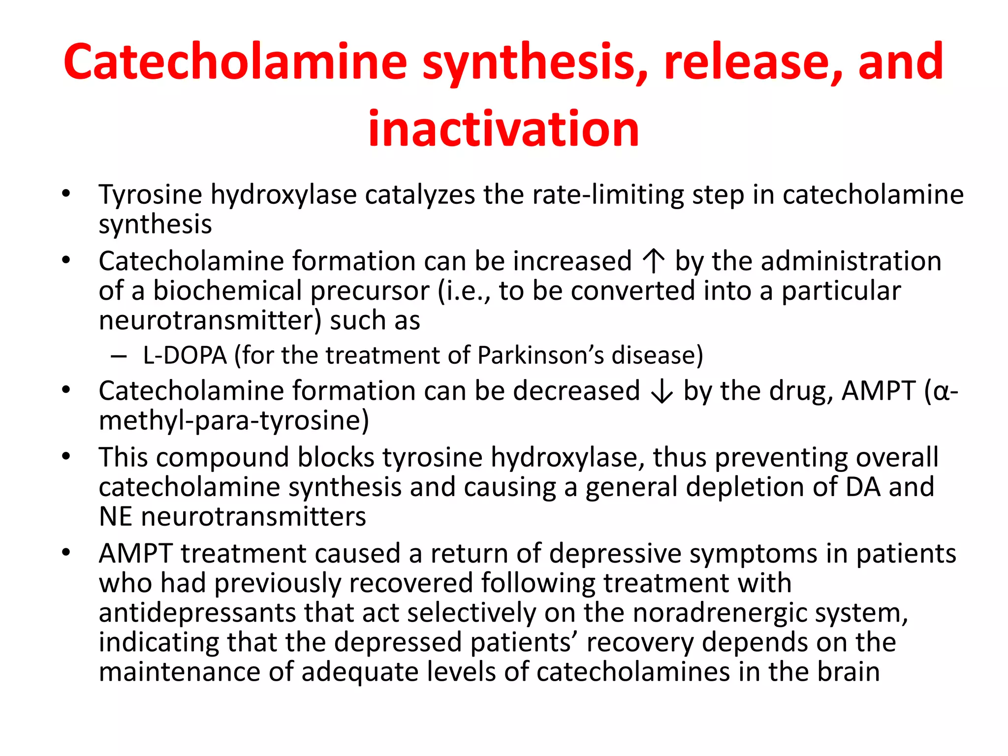Biosynthesis of catecholamines | PPTX