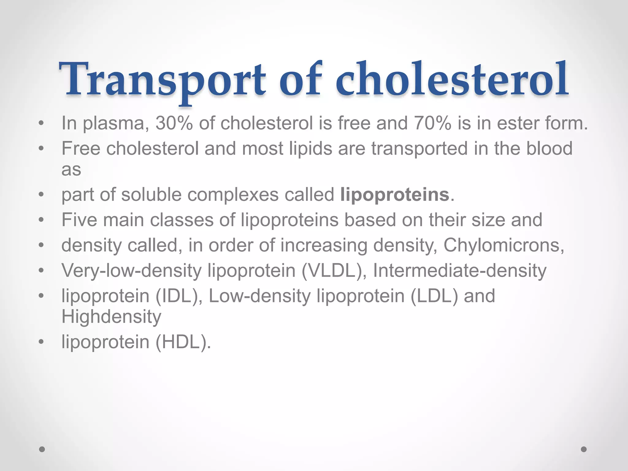 Biosynthesis of cholesterol | PPTX