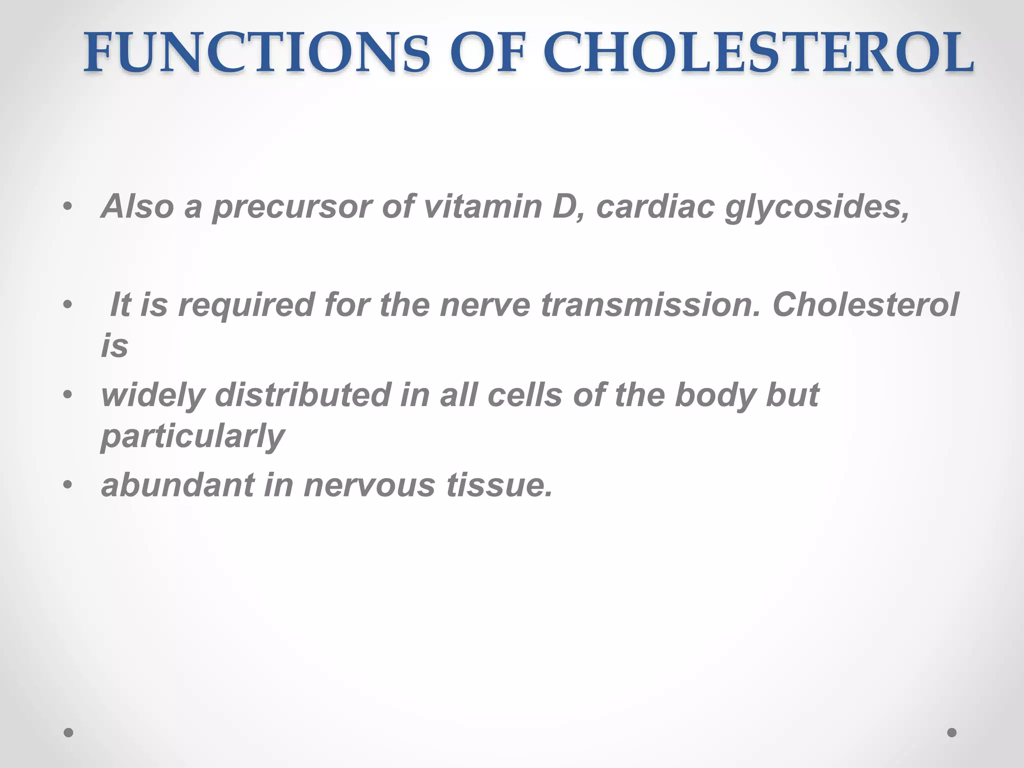 Biosynthesis of cholesterol | PPTX