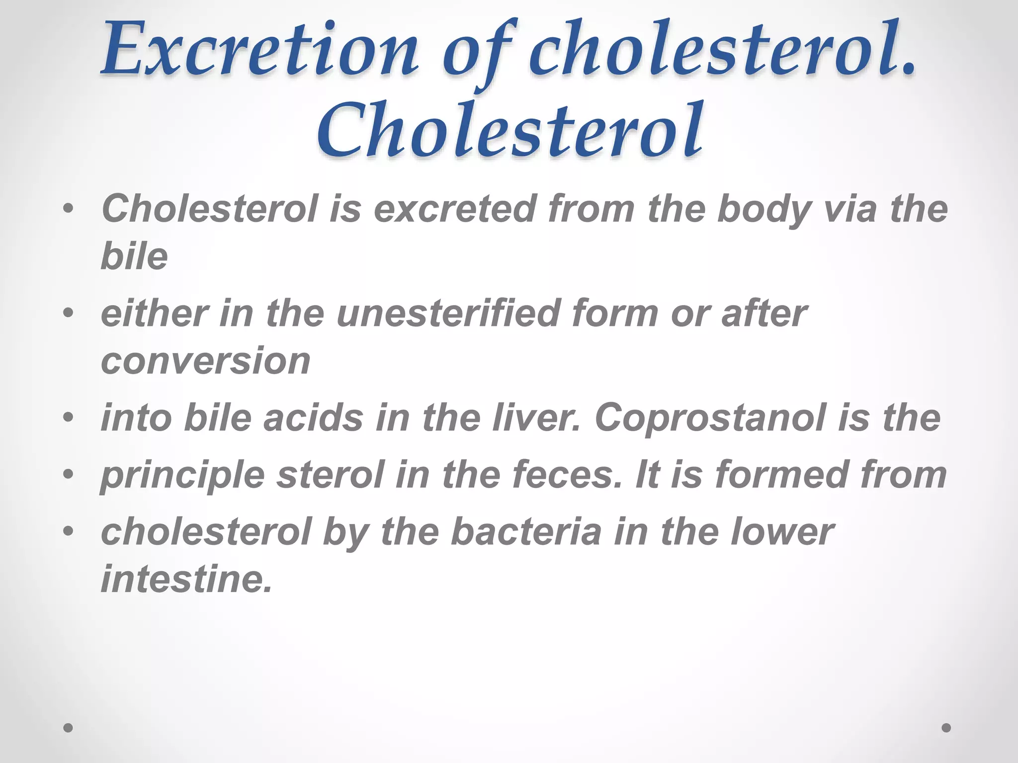 Biosynthesis of cholesterol | PPTX
