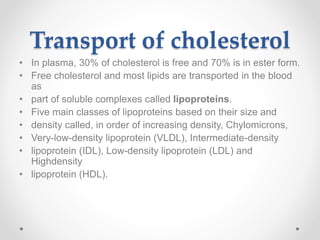 Biosynthesis of cholesterol | PPTX