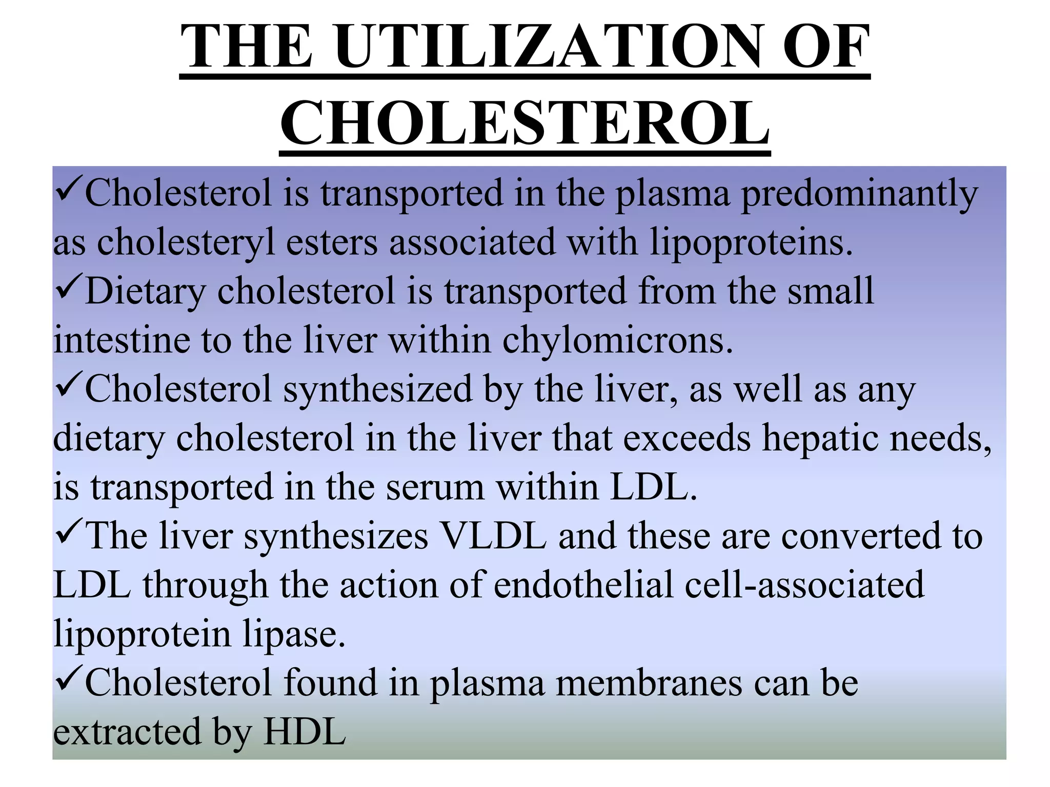 BIOSYNTHESIS OF CHOLESTEROL | PPTX