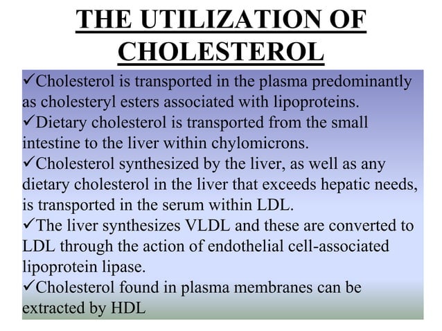 BIOSYNTHESIS OF CHOLESTEROL | PPTX | Chemistry | Science