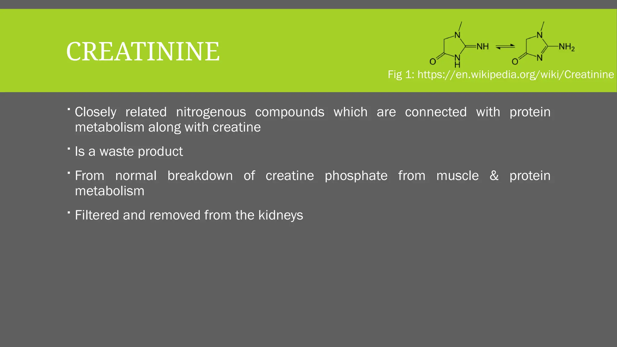 Biosynthesis of Creatine - For B.Sc. Medical Laboratory Technology | PPTX
