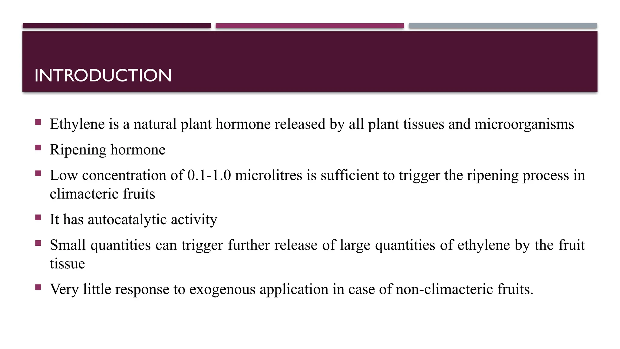 Biosynthesis of ethylene and its regulation .pptx