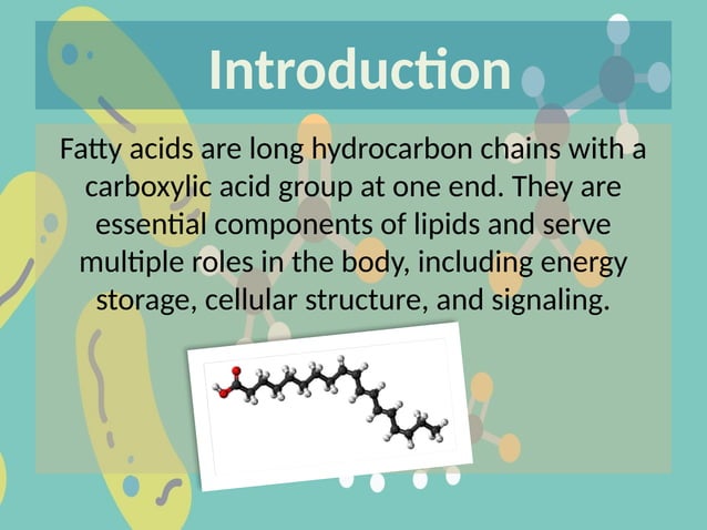 "Biosynthesis of Fatty Acids: Pathways and Mechanisms" | PPTX