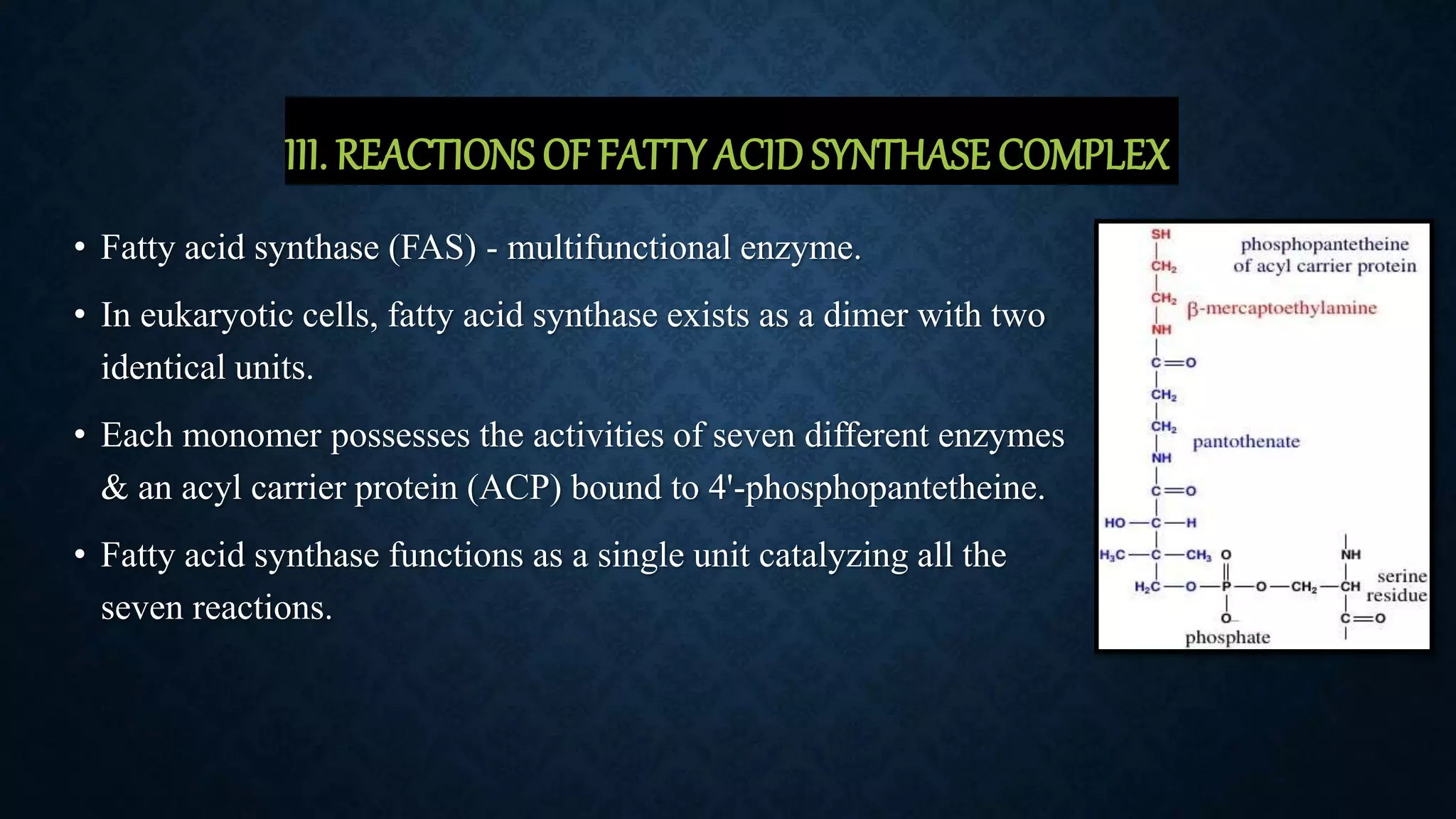 Biosynthesis of fatty acids & eicosanoids | PPTX