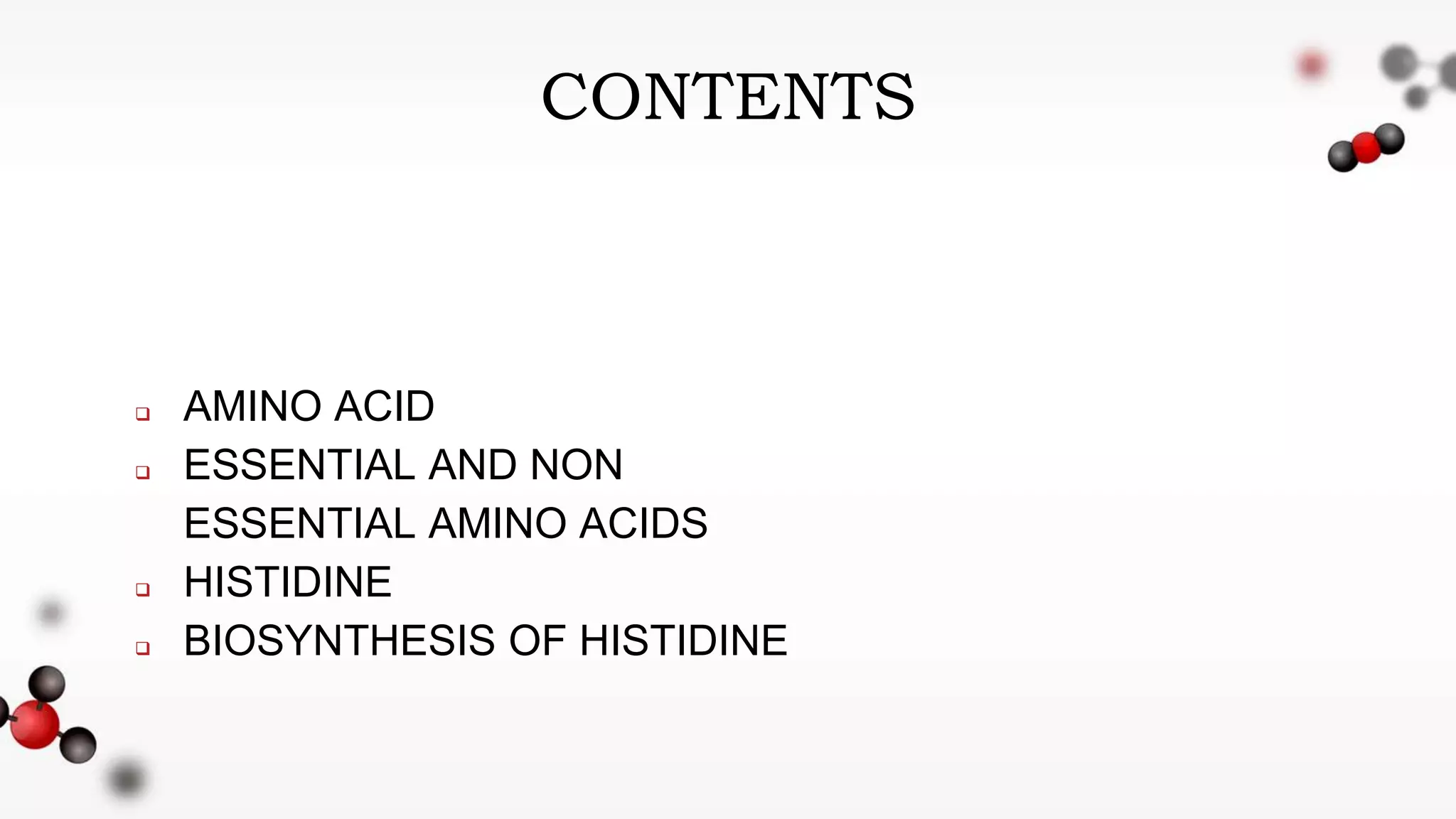 Biosynthesis of histidine | PPTX