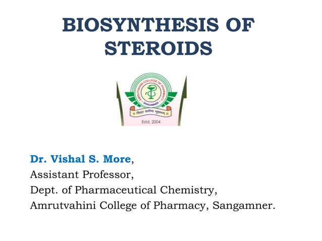 Biosynthesis of steroids | PPT | Hormonal Disorders | Endocrine and Metabolic Diseases