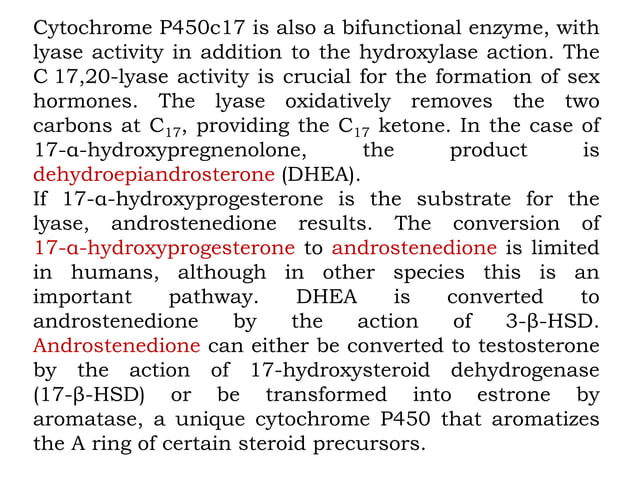 Biosynthesis of steroids | PPT | Hormonal Disorders | Endocrine and Metabolic Diseases
