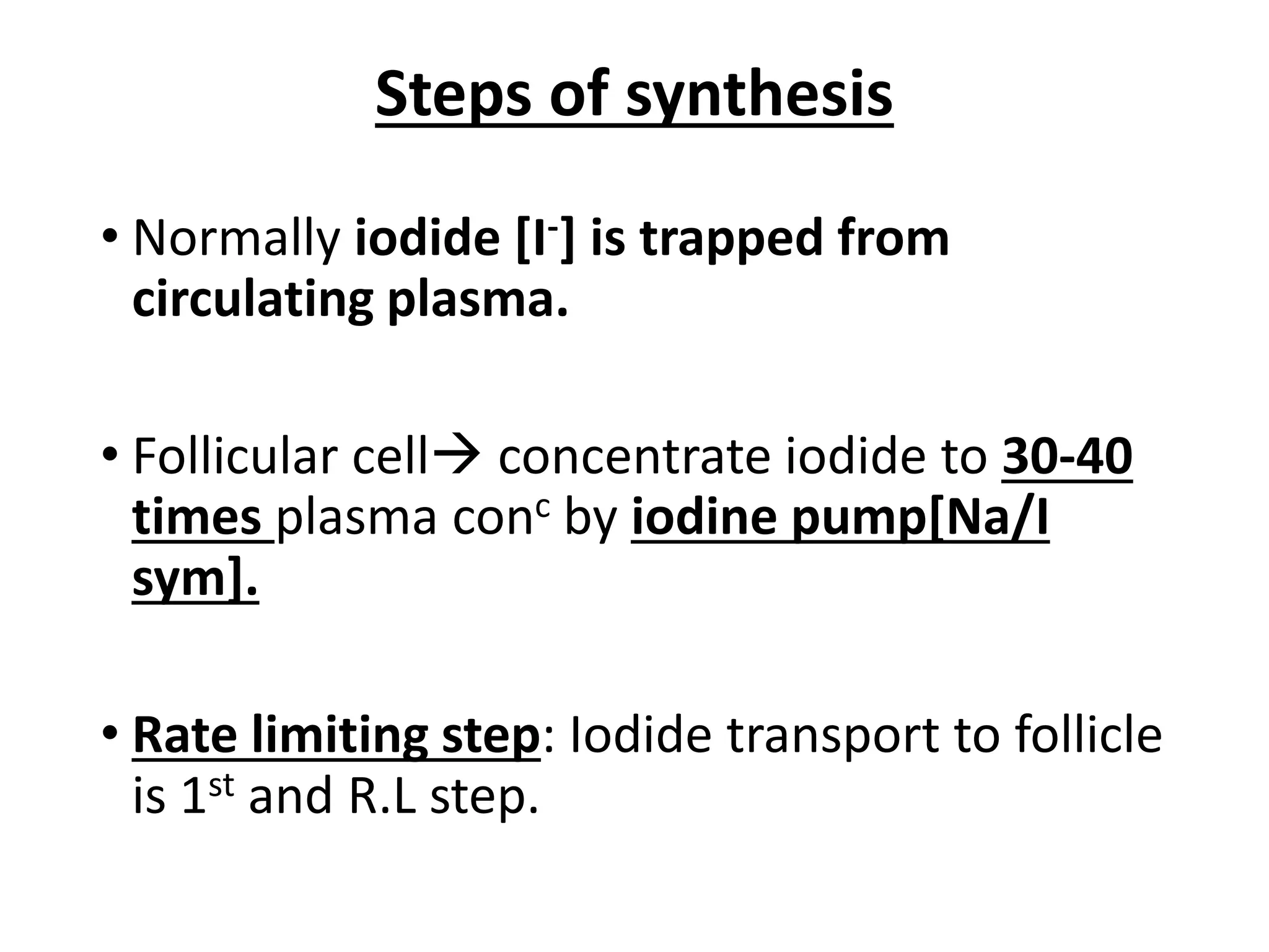 Thyroid hormone synthesis in our body@ mbbs | PPTX