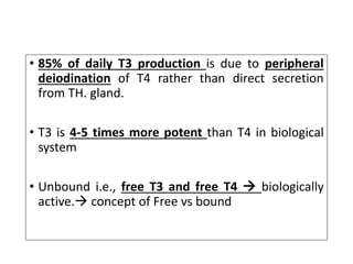 Thyroid hormone synthesis in our body@ mbbs | PPTX